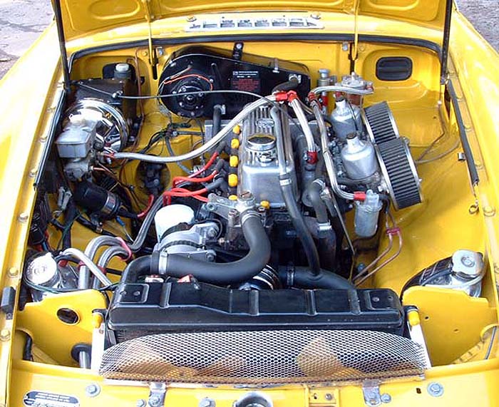 1978 Inca Yellow GT Engine. | The MG Owners' Club