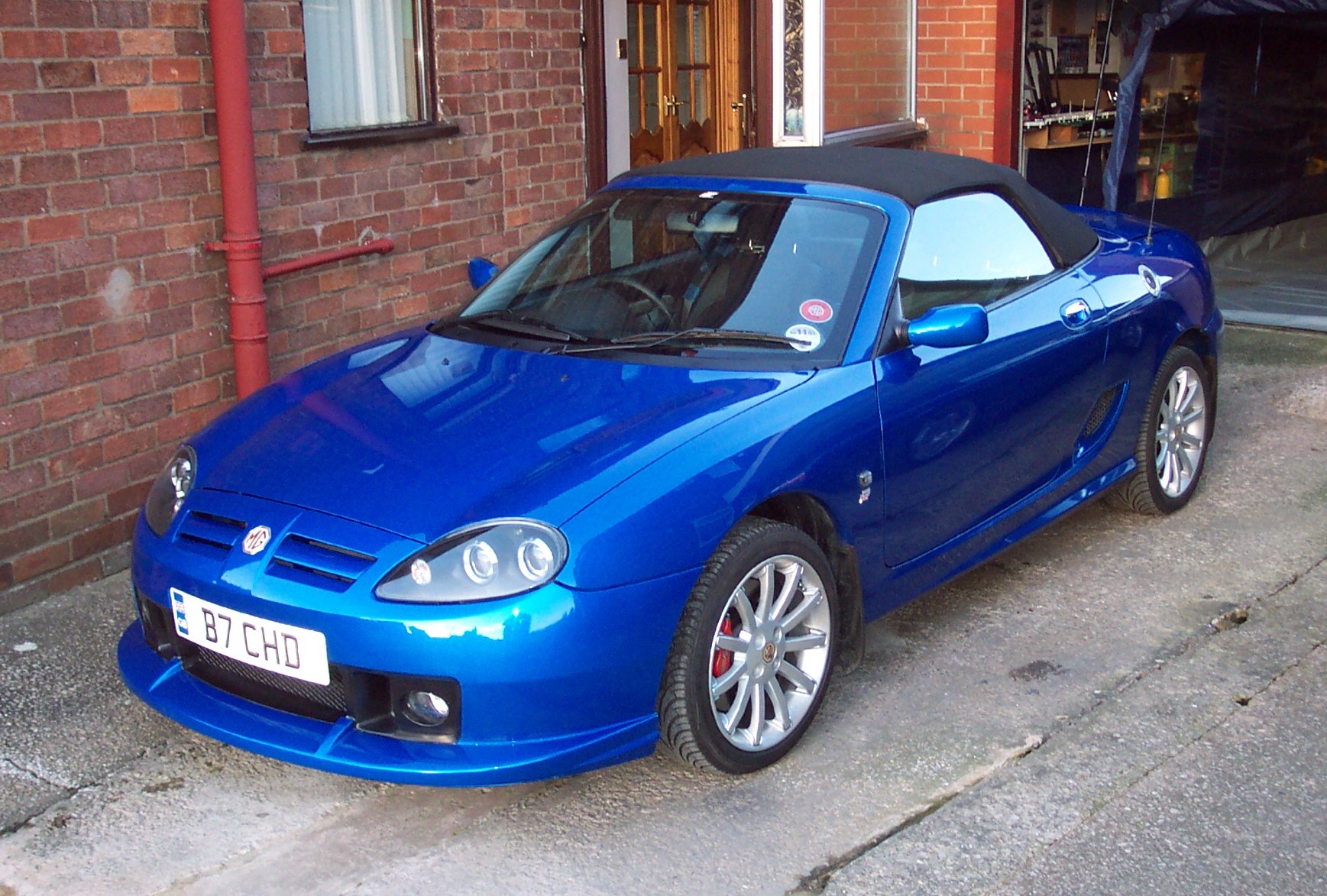 trophy blue tf 160 with X power spitter | The MG Owners' Club