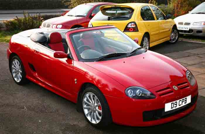 MG Rover Parking Lot | The MG Owners' Club